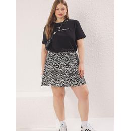 Trendyol Curve Rock Damen Größe 46 schwarz / offwhite