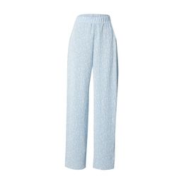 Pieces Hose 'PCFLORA' Damen Größe 34 hellblau / weiß