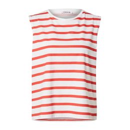 EDITED Shirt 'Hanami' Damen Gr&ouml;&szlig;e L rot / wei&szlig;