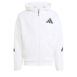 adidas Sportswear Sportsweatjacke 'Z.N.E.' Herren Gr&ouml;&szlig;e S schwarz / wei&szlig;