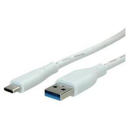 VALUE USB 3.2 Gen 1 Kabel, Typ-A-C, ST/ST, wei&szlig;, 2 m