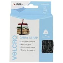 VELCRO&reg; Verstellbarer Tragegurt mit Klettverschluss Carry, Haken & Flausch Gurt 50mm x 1.8m x 1 Schwarz