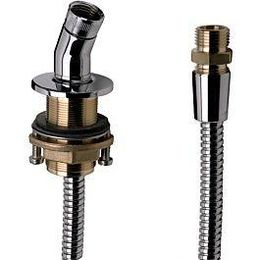 Hansgrohe Wannenrand Brausehalter 28307000 Schlauch 2 m, DN15, chrom