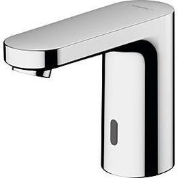 Hansgrohe Vernis Blend Elektronik-Waschtischarmatur 71503000 Batteriebetrieb 6 V, für Kaltwasser oder vorgemischtes Wasser, chrom