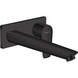 Hansgrohe Talis E Fertigmontageset 71734670 Unterputz-Waschtischeinhebelmischer, mattschwarz, Auslauf 225 mm