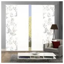 Schiebegardine Home Wohnideen "4er SET" Gr. 1, beige (sand), B:60cm H:245cm, Polyester, Gardinen, Schiebevorhang Digidruck 4er Set AYLA