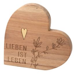 my home Deko-Aufsteller Herz mit Spruch