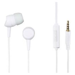 hama 00184140 Kopfh&ouml;rer Kooky, In-Ear, Mikrofon, Kabelknickschutz, Wei&szlig;