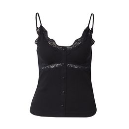 ABOUT YOU Top 'Daphne' Damen Gr&ouml;&szlig;e XS schwarz