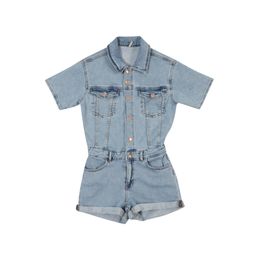 Only Girls Overall 'KOGCASTEL' M&auml;dchen Gr&ouml;&szlig;e 146 blue denim