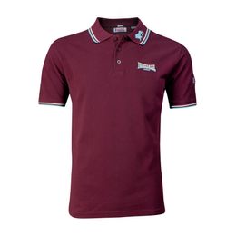 Lonsdale Poloshirt Herren Gr&ouml;&szlig;e XXXL hellbeige / navy / burgunder