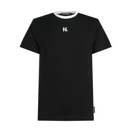 K by KARL LAGERFELD Karl Lagerfeld T-Shirt Herren Gr&ouml;&szlig;e L schwarz / wei&szlig;