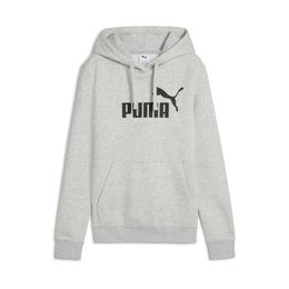 Puma Sweatshirt 'ESS No. 1' Damen Gr&ouml;&szlig;e XS hellgrau / schwarz