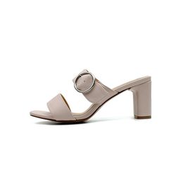 Celena Pantolette 'Cattaleya' Damen Gr&ouml;&szlig;e 36 beige