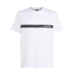K by KARL LAGERFELD Karl Lagerfeld T-Shirt Herren Gr&ouml;&szlig;e S schwarz / wei&szlig;