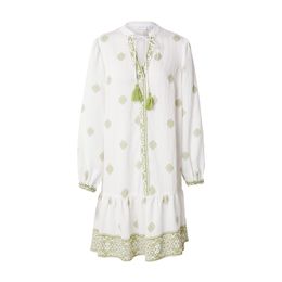 Vila Kleid 'VISAHA' Damen Gr&ouml;&szlig;e 34 oliv / wei&szlig; Sommerkleid