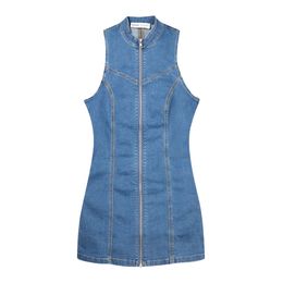 Bershka Kleid Damen Gr&ouml;&szlig;e 36 blue denim Winterkleid