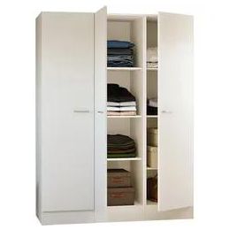 Schrank-Set Flex-Well "L-150-1010-000-Lucca", weiß, B:150cm H:200cm T:57cm, Kastenmöbel-Sets, Gesamtbreite 150 cm