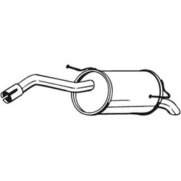 BOSAL Endschalldämpfer für NISSAN 20100AY10A 20100AY10B 145-125