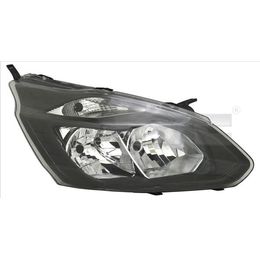 TYC Hauptscheinwerfer rechts mit Elektromotor schwarz für FORD BK21-13W029-BE BK21-13W029-BD BK21-13W029-BG 20-14833-05-2