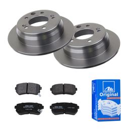 ATE Bremsensatz, Scheibenbremse hinten rechts links voll 262mm für HYUNDAI KIA 58411-1H100 58302-0ZA00 58302-4WA10 1420-22027