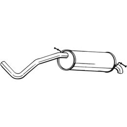 BOSAL Endschalldämpfer für SKODA VW SEAT 6Y6253609J 6Q6253609J JZW253609AJ 233-635