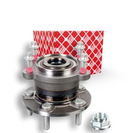 febi bilstein Radlagersatz hinten rechts links mit Achsmutter 81mm für FORD USA 2270715 CV61-2C299-BNB 1782691 174883