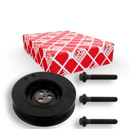 febi bilstein Riemenscheibe, Kurbelwelle ProKit 167mm für FORD JAGUAR JDE10108 1351731 1351731S1 33673