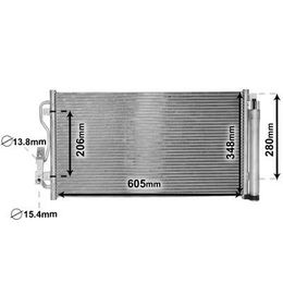 Van Wezel Kondensator, Klimaanlage für BMW 64509335364 64504270545 64509288940 06005434