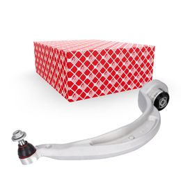 febi bilstein Lenker, Radaufhängung vorne links mit Sicherungsmutter 65mm für AUDI 8K0407693FS1 8K0407693F 8K0407693H 34822