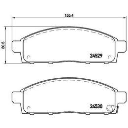 Brembo Bremsensatz-Vorderachse COATED DISC LINE / STANDARD Bremsensatz, Scheibenbremse vorne rechts links innenbelüftet 294mm für MITSUBISHI FIAT (GAC