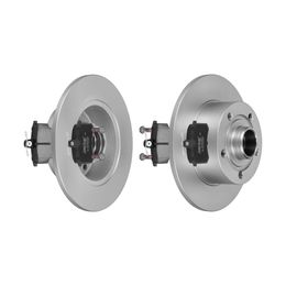 F.BECKER_LINE Bremsensatz, Scheibenbremse hinten rechts links voll 245mm für ALFA ROMEO FIAT VAG 9945629 60743565 9939503 13810112