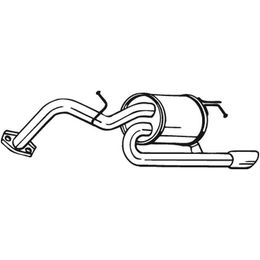 BOSAL Endschalldämpfer für TOYOTA DAIHATSU 174300Y010 228-185