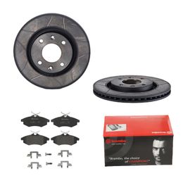 Brembo Bremsensatz, Scheibenbremse vorne rechts links innenbel&uuml;ftet 266mm f&uuml;r CITRO&Euml;N (DF-PSA) PEUGEOT VAUXHALL OPEL FENGSHEN DS 3556159 E169141 16290
