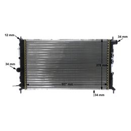 Mahle Kühler, Motorkühlung für HOLDEN VAUXHALL OPEL 1300159 52464524 52479098 CR 562 000S