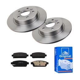 ATE Bremsensatz, Scheibenbremse hinten rechts links voll 268mm für VAUXHALL CHEVROLET OPEL 13411383 542040 569072 1420-23068