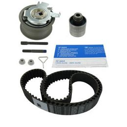 SKF Zahnriemensatz schwarz für SKODA MITSUBISHI VW SEAT DODGE JEEP (FAW) (SVW) AUDI FORD N909349VX01 2M216K297AA N909055VX02 VKMA 01250