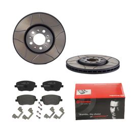 Brembo Bremsensatz, Scheibenbremse vorne rechts links innenbelüftet 288mm für SKODA VW (SVW) SEAT (FAW) AUDI 6R0615301A JZW615301D 6R0615301D 1420-557