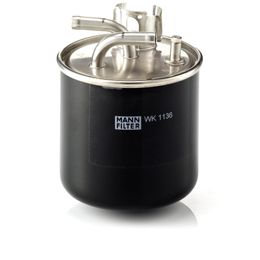 MANN-FILTER Kraftstofffilter 108mm für VAG 057127435E 057127435C WK 1136