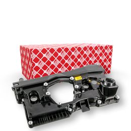 febi bilstein Zylinderkopfhaube mit Dichtung schwarz für BMW 11127526669 11127568581 177589