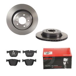 Brembo Bremsensatz, Scheibenbremse hinten rechts links innenbelüftet 320mm für BENTLEY BMW 34212228429 34216857117 34216778965 1420-54554