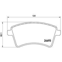 Brembo Bremsensatz-Vorderachse COATED DISC LINE / STANDARD Bremsensatz, Scheibenbremse vorne rechts links innenbelüftet 280mm für RENAULT MERCEDES-BEN