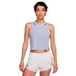 Nike AeroSwift ADV Crop Tanktop Bekleidung Damen grau L