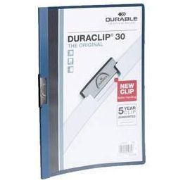 Durable Klemmmappe DURACLIP 30 - 2200 220007 DIN A4 Dunkelblau