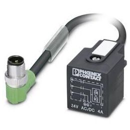 Phoenix Contact 1434947 Sensor-/Aktor-Steckverbinder, konfektioniert M12 Stecker, gerade, Stecker, gewinkelt 0.60 m Polzahl Sensoren: 3 1 St.