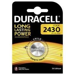 Duracell Knopfzelle CR 2430 3 V 1 St. 285 mAh Lithium CR 2430
