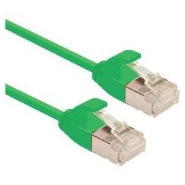 ROLINE U/FTP DataCenter Patchkabel Cat.6A (Class EA), LSOH, slim, gr&uuml;n, 1,5 m