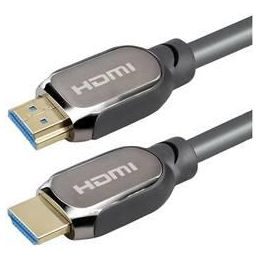 ROLINE ATC 8K HDMI Ultra HD Kabel mit Ethernet, ST/ST, schwarz, 1 m