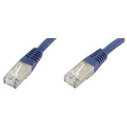 econ connect F6TP0,25BL RJ45 Netzwerkkabel, Patchkabel CAT 6 S/FTP 0.25 m Blau Paarschirm 1 St.