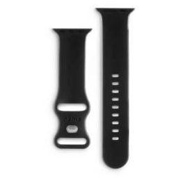 hama 00215631 Armband Fantastic Feel f&uuml;r Apple Watch 40/41/42 (Watch 10/11) mm, Schwarz